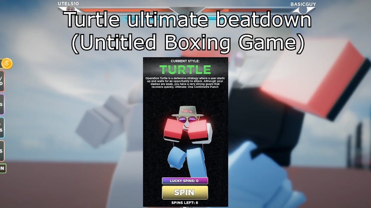 Turtle beat down ultimates animations in 🥊 untitled boxing game🥊 - YouTube