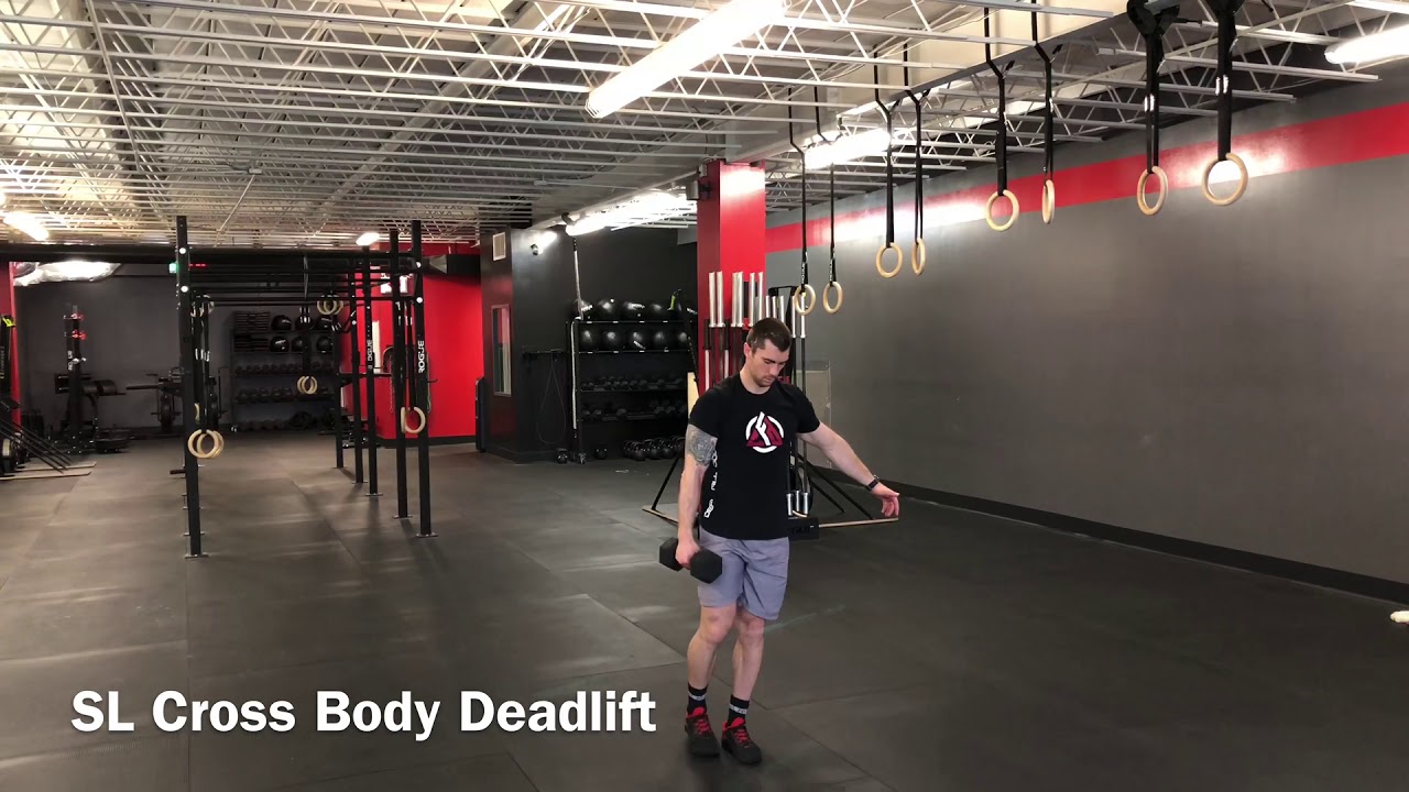 Single Leg Cross Body Deadlift - YouTube