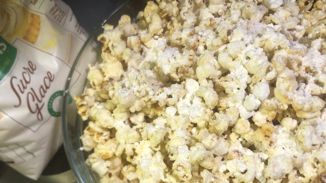#FYPAGE# DELICIOUS POPCORN WITH ICING SUGAR/ NEW METHOD # - YouTube