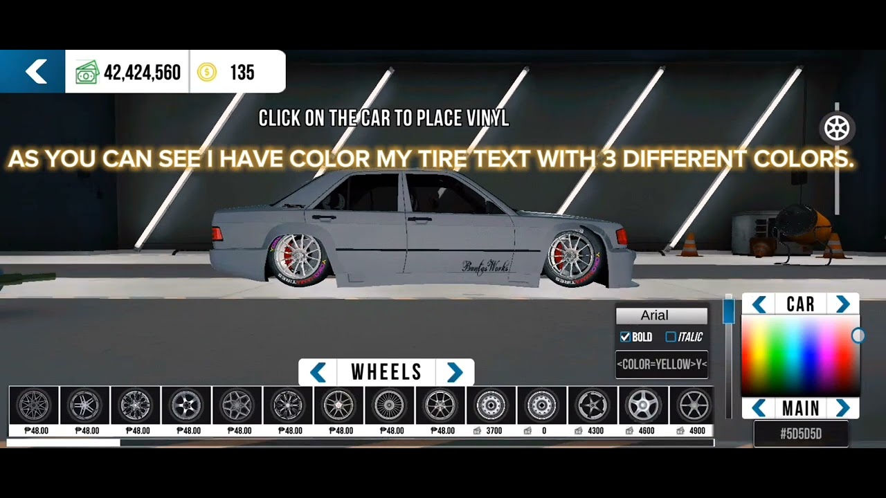HOW TO COLOR TIRE TEXT WITH MANY DIFFERENT COLORS.LIKE AND SUBSCRIBE ...