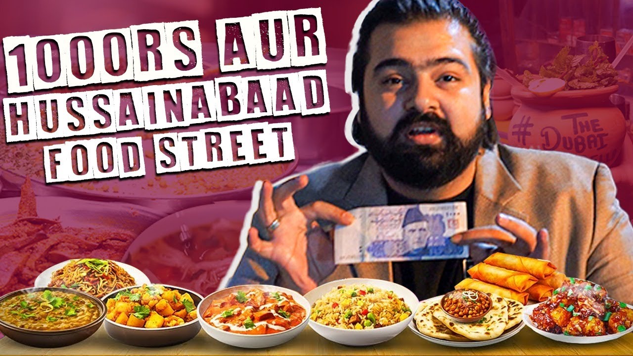 1000 Rupay Main Hussainabad Ki Food Street Kharidli - YouTube