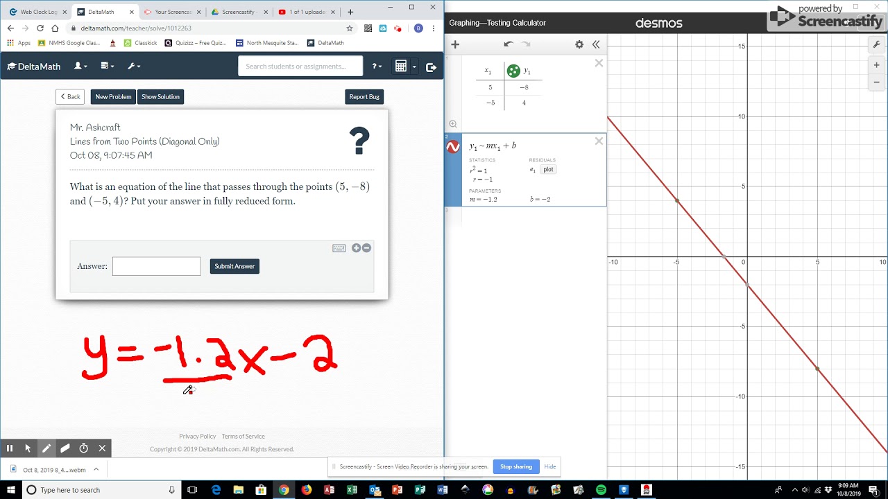 Equation From 2 Points Delta Math YouTube equation-from-2-points-delta-math-youtube
