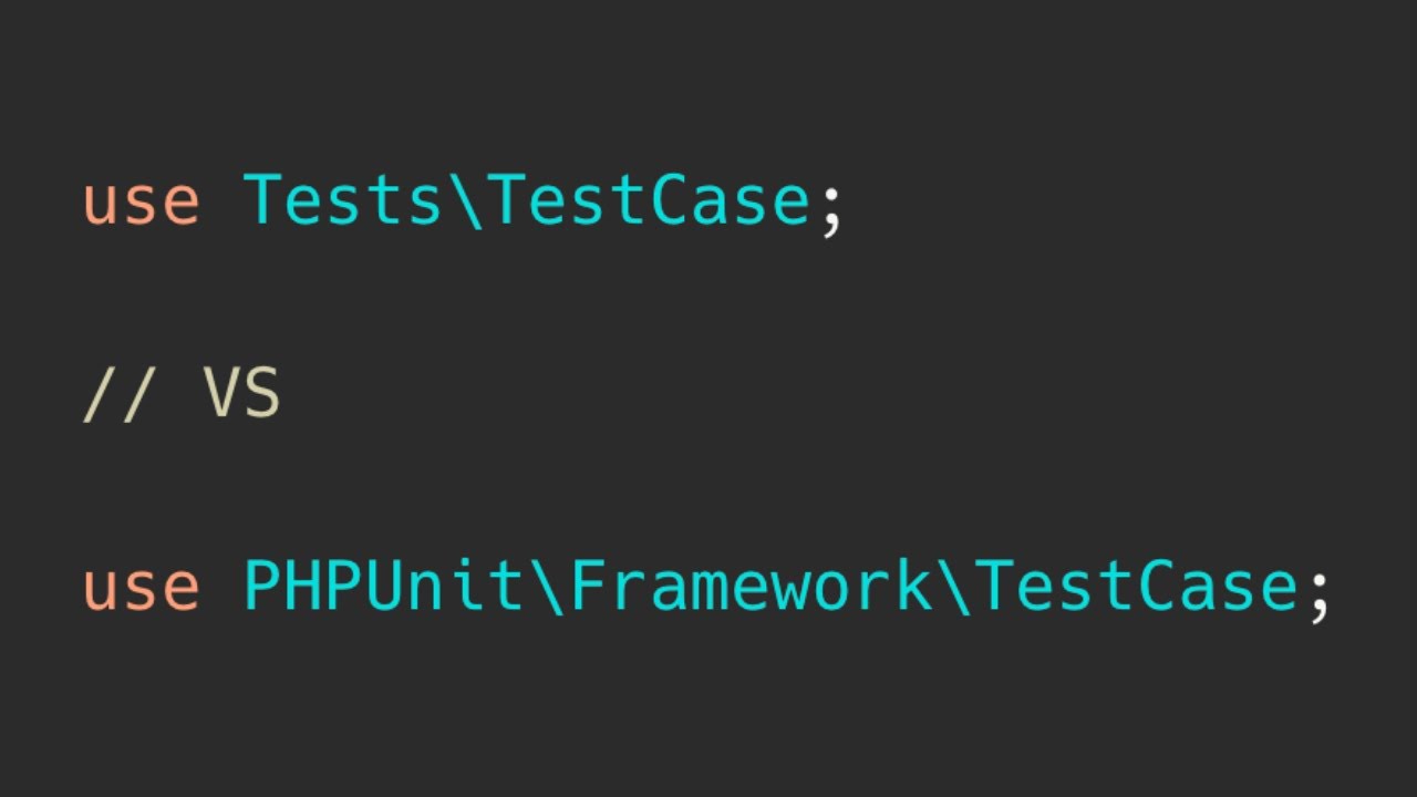 Laravel Testcase Vs Phpunit Testcase The Differences Youtube 1196