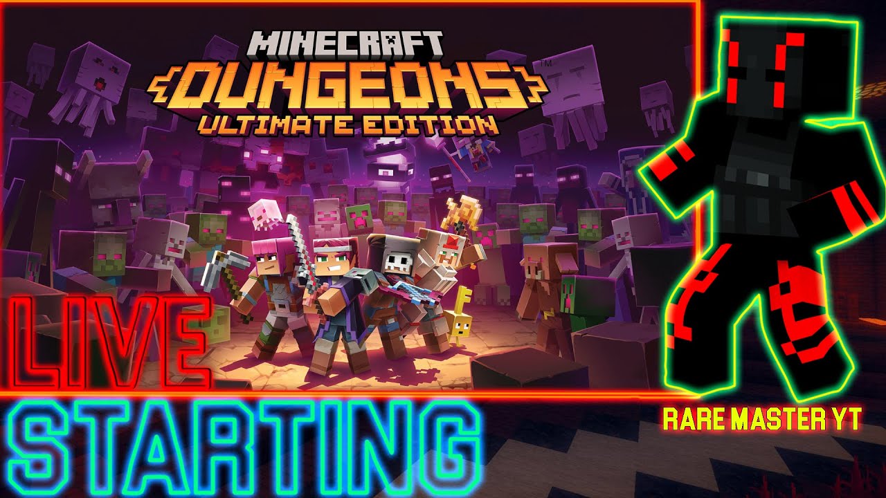 UNIQUE or RARE - Minecraft Dungeons Chill Gameplay Stream 🔥 #35 - YouTube