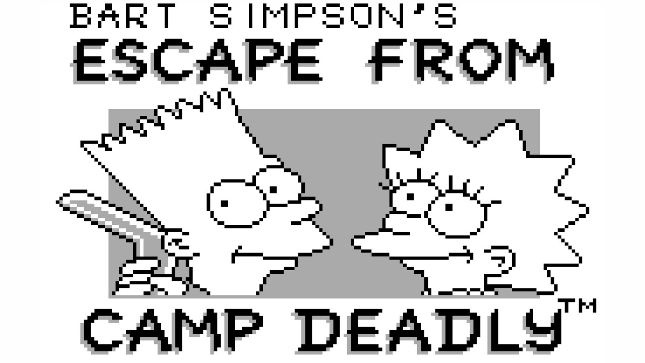 [Longplay] - Bart Simpson's Escape From Camp Deadly - Game Boy - YouTube