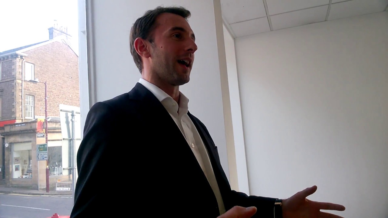 Luke Graham MP Opens Crieff Parliamentary Office - YouTube