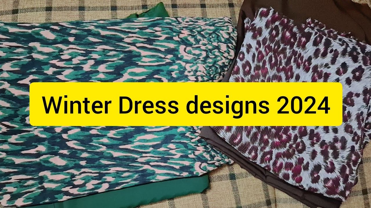 Winter Clothes designs 2024| Affordable winter dresses | froq designs # ...