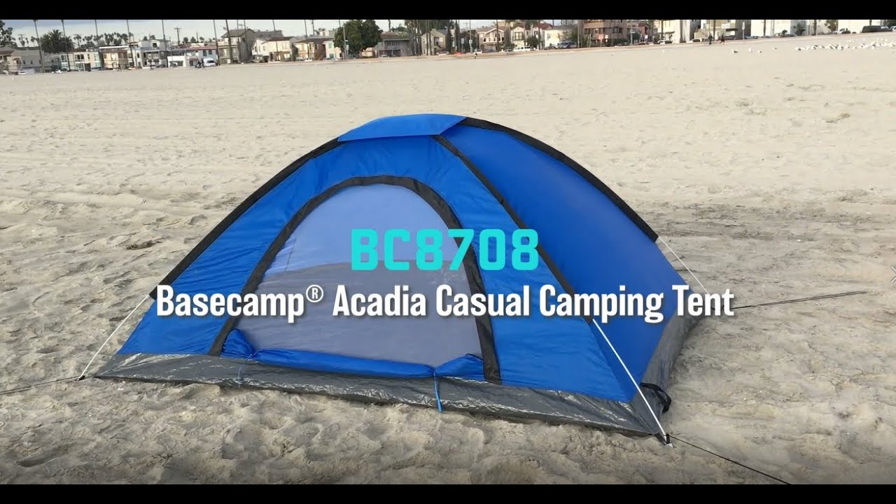 BC8708 Basecamp® Acadia Casual Camping Tent - YouTube