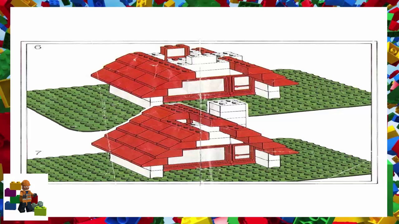 LEGO instructions - Legoland - 344 - Bungalow - YouTube