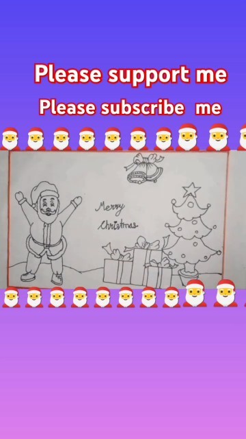 Santa Claus ki simple drawing kaise banaye #santa drawing #santa ki ...