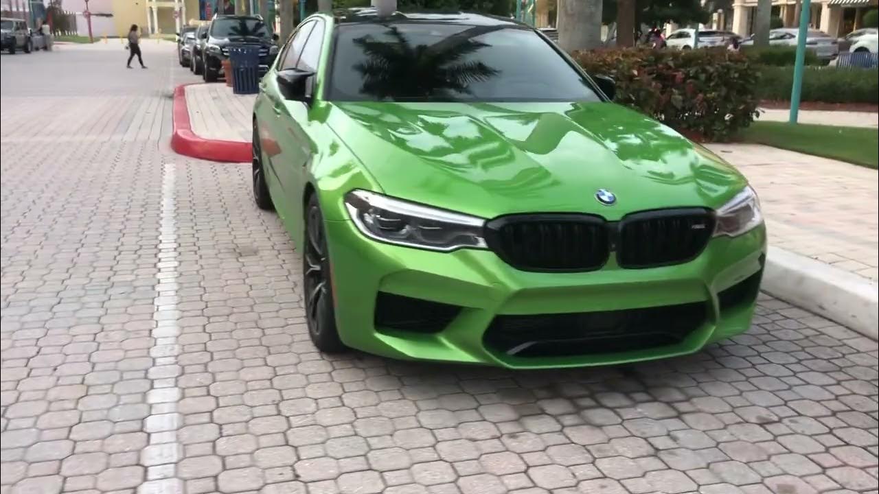 F90 2020 BMW M5 In Java Green In Downtown Boca Raton, a Walk Around ...