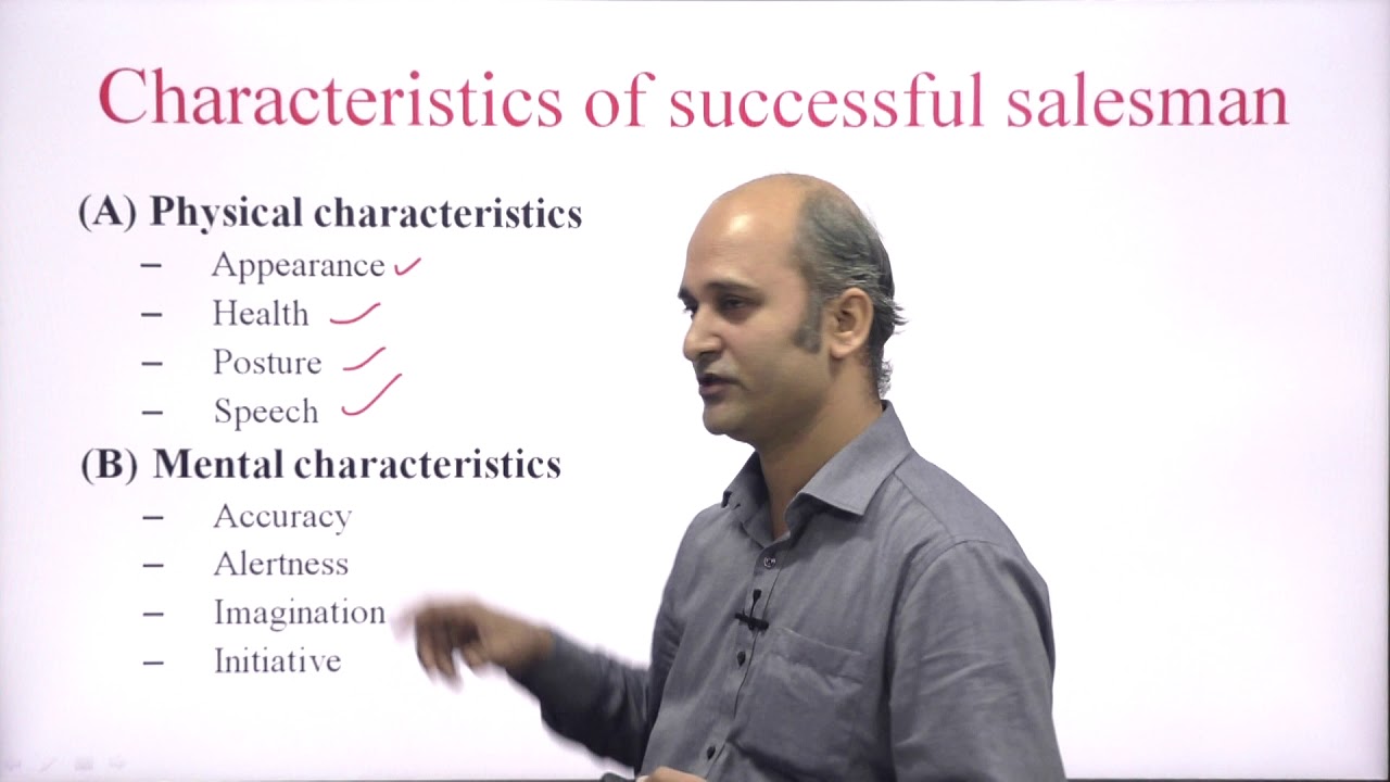 Types of sales personnel and Characteristics of salesman - YouTube