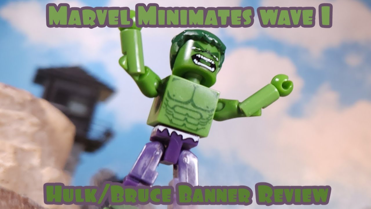 Marvel Minimates Wave 1 Hulk/Bruce Banner Figure Review - YouTube
