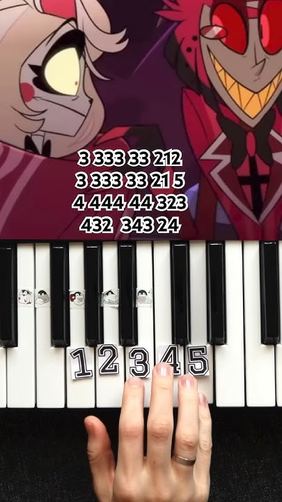 🎹 Insane A Hazbin Hotel | PIANO TUTORIAL #piano #tutorial #hazbinhotel - YouTube