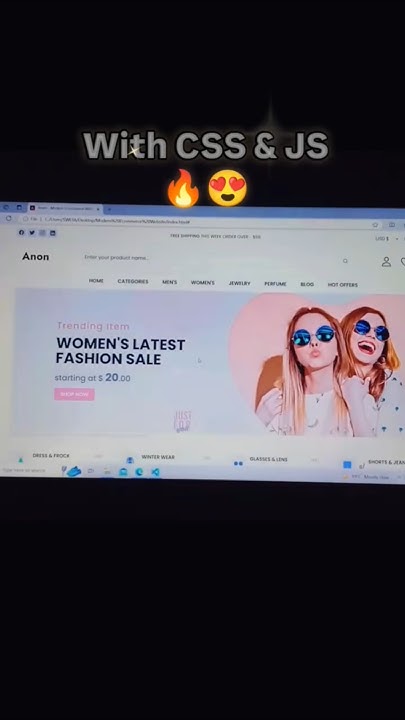 Let CSS & JS Works🔥😎 #codingchallenge #viralshorts #trendingshorts #100daysofcode #code #coder ...