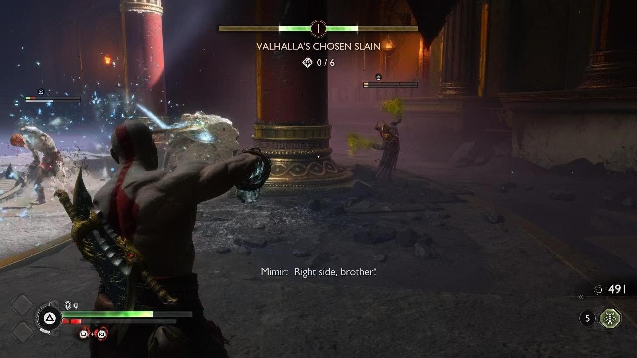 God of War Valhalla Minotaur Charge Counter - YouTube