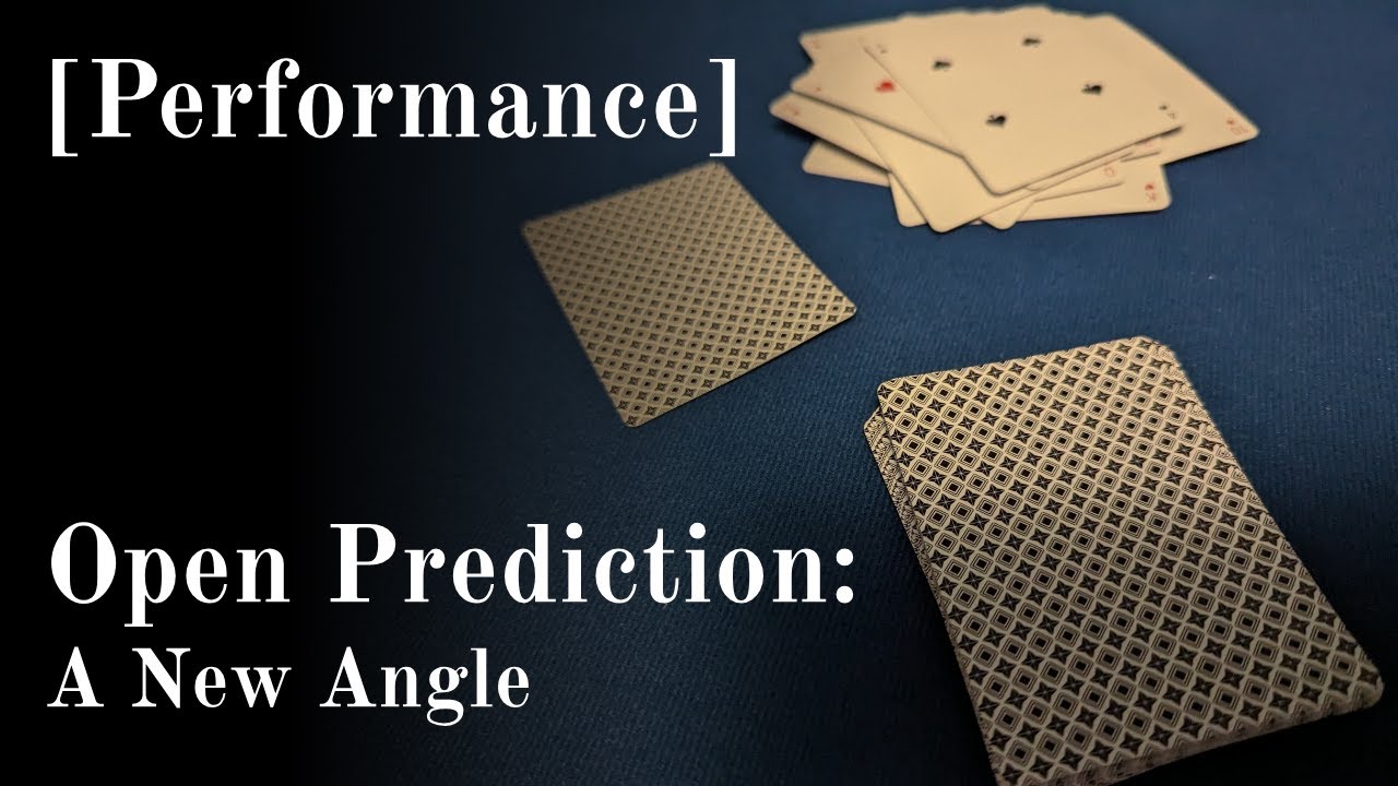 Open Prediction: A New Angle - YouTube