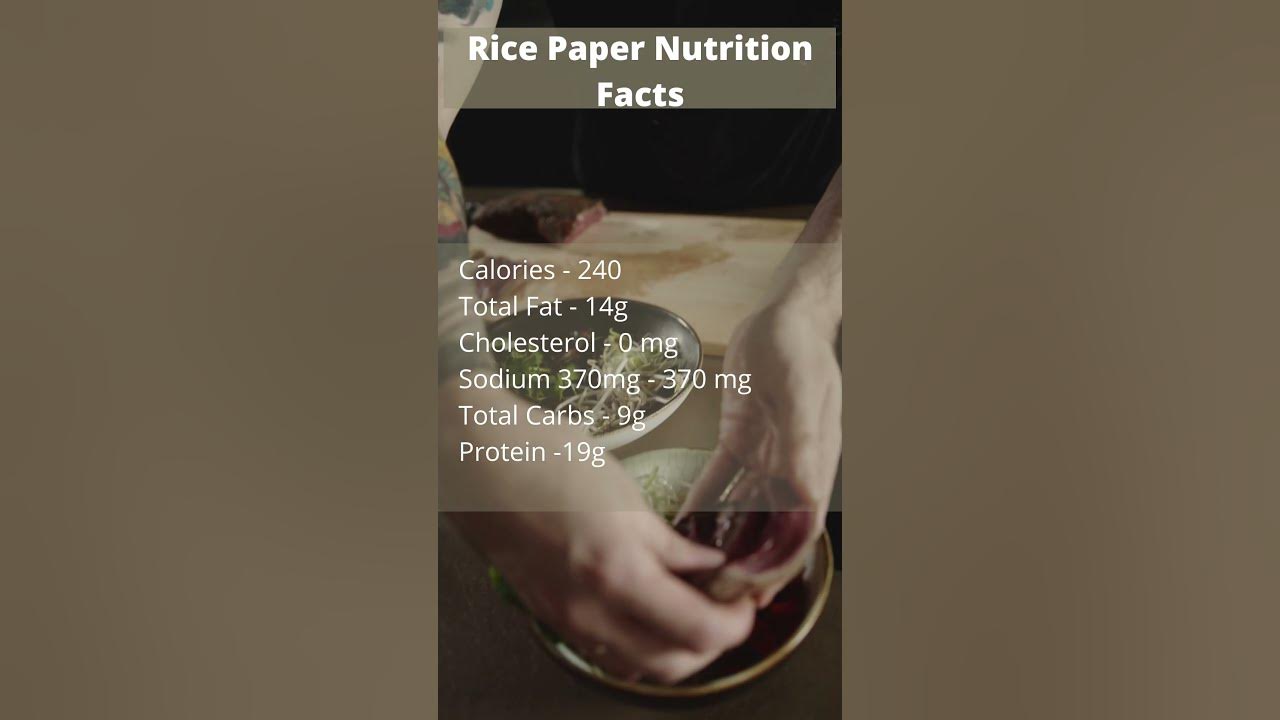 Rice Paper Nutrition Facts shorts YouTube rice-paper-nutrition-facts-shorts-youtube
