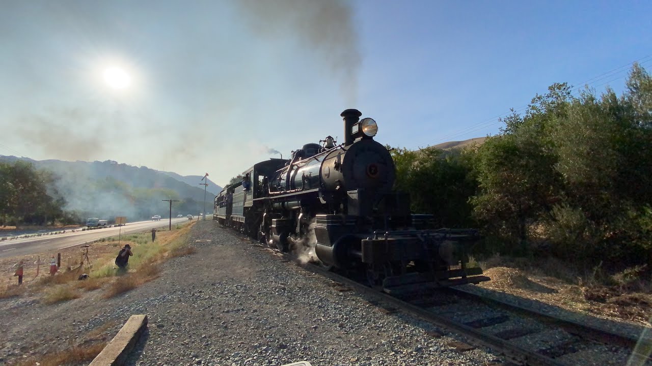 Skookum #7 arriving at Sunol - YouTube
