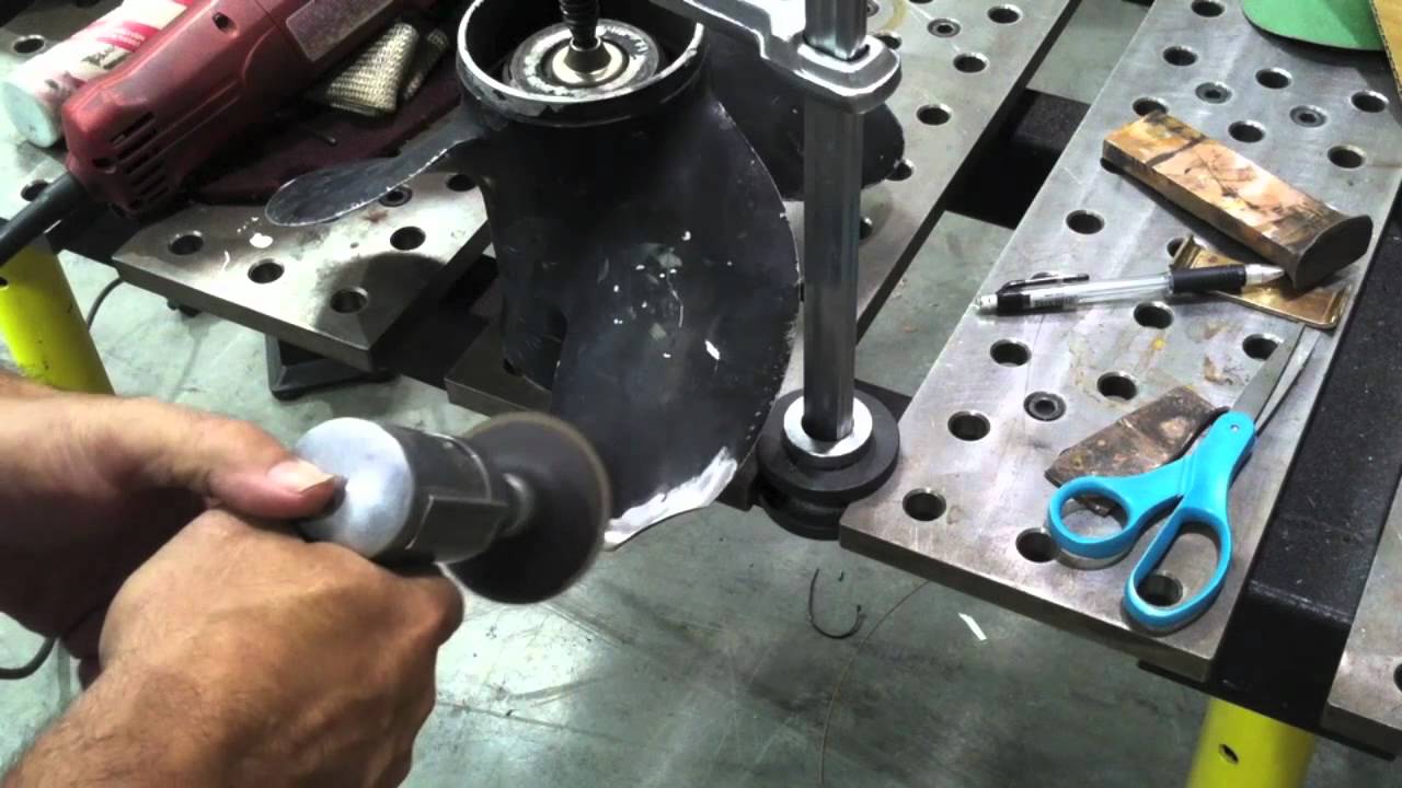 Tig Weld Boat Prop Repair - YouTube