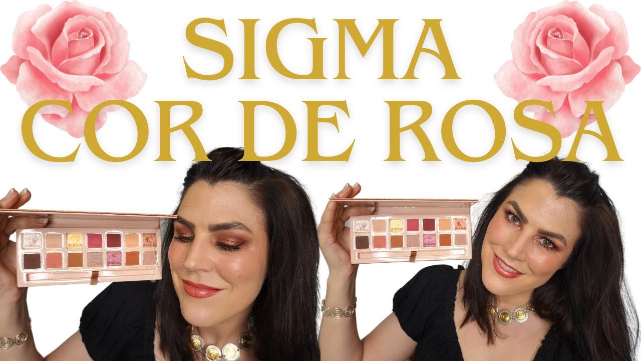 Finally trying the Sigma Cor De Rosa Palette - I've wanted this palette ...