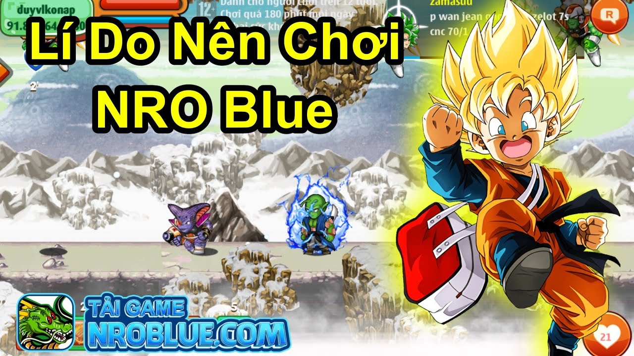NRO BLUE | Top những lí do nên chơi Ngọc Rồng Blue - YouTube