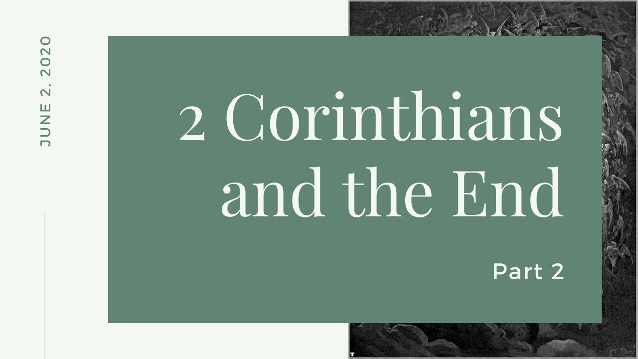 Tuesday Bible Study - 2 Corinthians, ii - YouTube