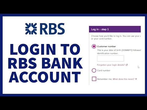 How to Login RBS Banking? RBS Bank Login rbs.co.uk for Digital Banking - YouTube