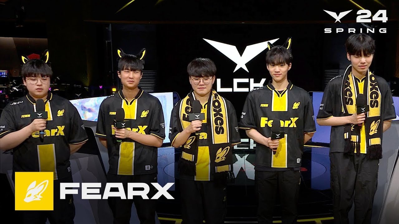 FearX 인터뷰 | FOX vs. BRO | 03.24 | 2024 LCK 스프링 스플릿 - YouTube