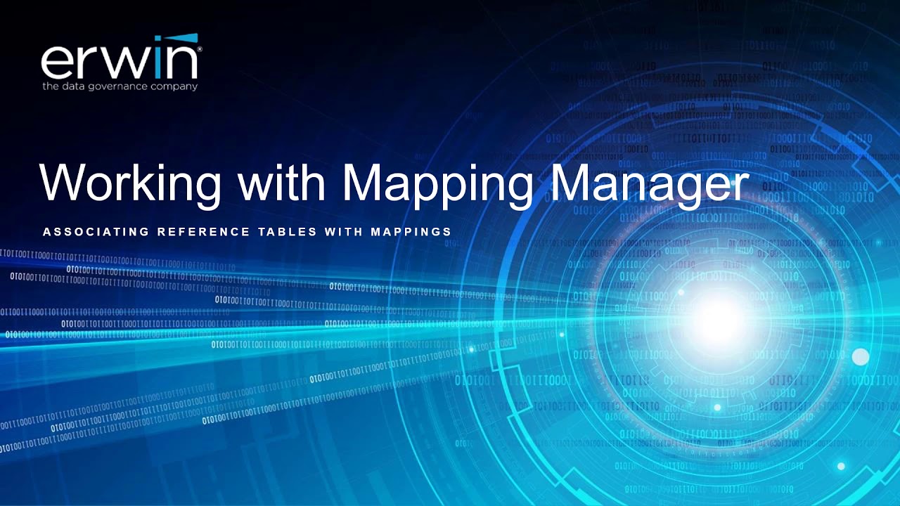 Mapping Manager-Associating Mappings 10_2 - YouTube