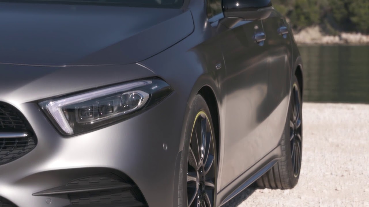 2019 Mercedes-Benz A-Class MULTIBEAM LED Headlights & Tail Lights - YouTube