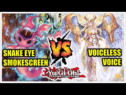 VOICELESS VOICE VS SNAKE-EYE SMOKESCREEEN MATCH Yu-Gi-Oh! - YouTube