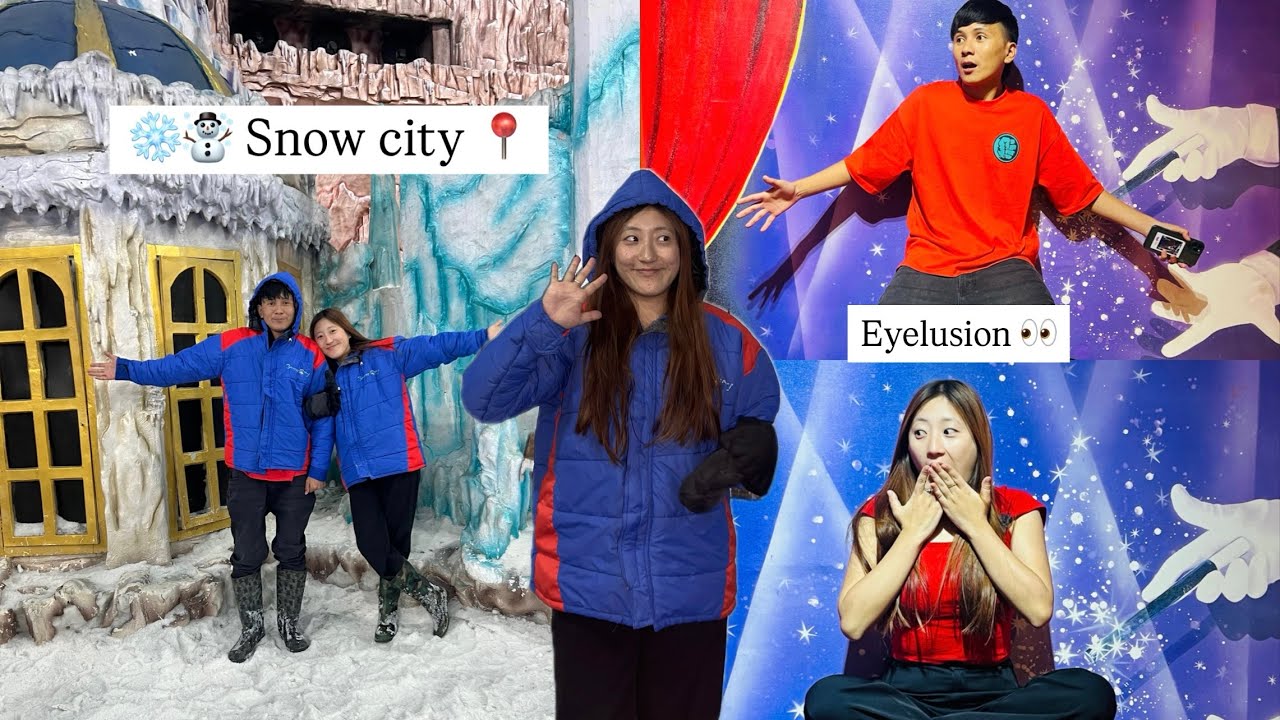 SNOW CITY ️ Bengaluru 💕 EYELUSION 👁️. A fun vlog 💅🏻 - YouTube