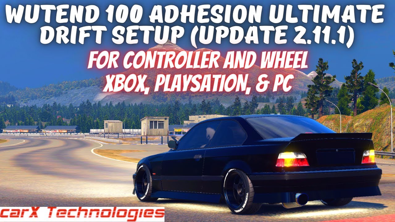 CarX Drift Racing Online - Wutend Ultimate Drift Setup (100ADH) Controller + T300RS Wheel Tune ...