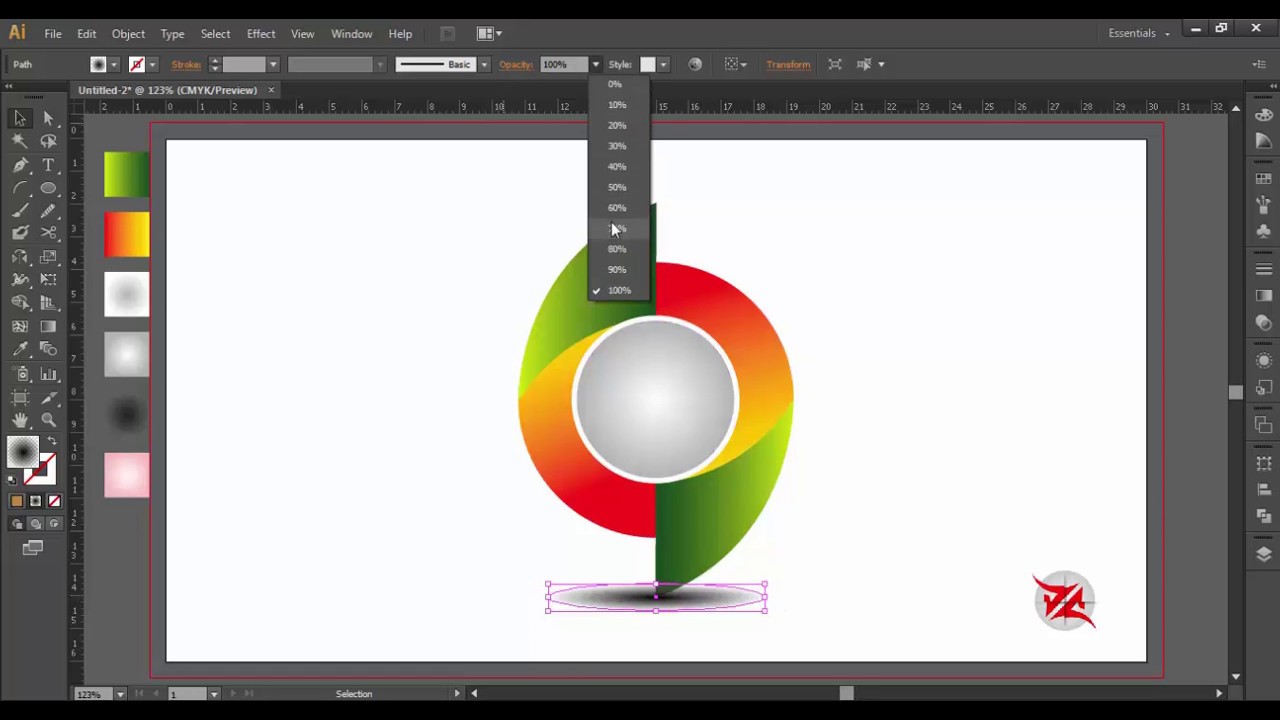 Illustrator Tutorial | 3D Logo Design - YouTube