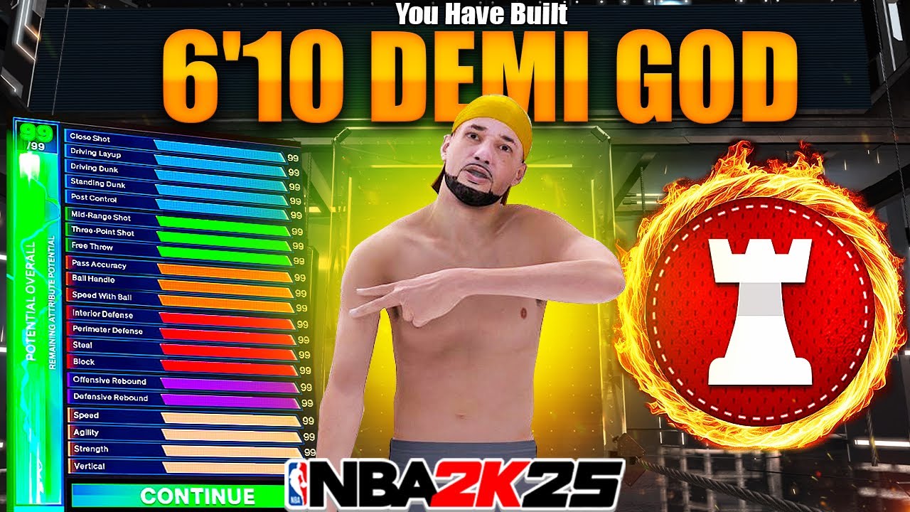 This 6'10 “ISO SLASHER” is the BEST POINT FORWARD BUILD on NBA 2K25 ...