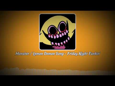 Lyrics || Monster / Lemon Demon Song || Friday Night Funkin'