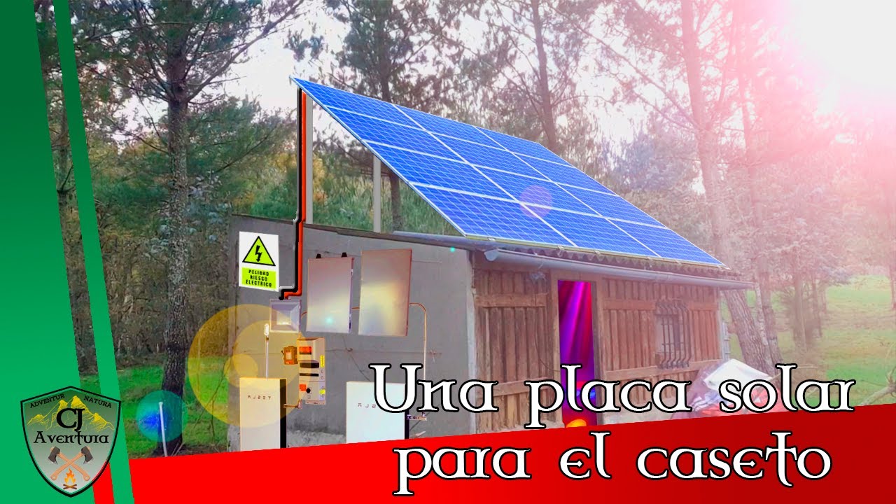#8 🌞 Instalando una placa solar en el caseto 🔦 - YouTube