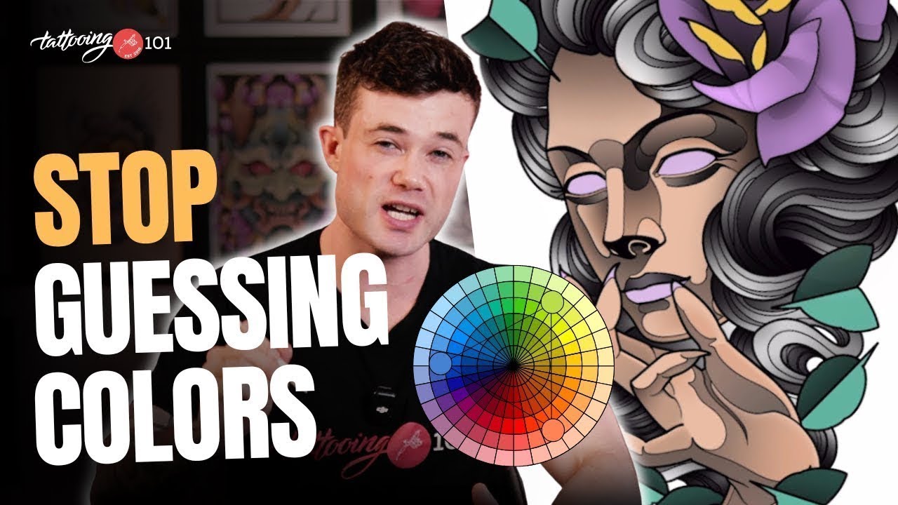 Tattoo Color Theory | Color Harmony Tutorial in Procreate - YouTube