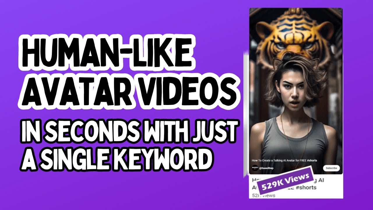 Create Realistic Human Like Avatar Videos in Seconds - AI Avatar - YouTube