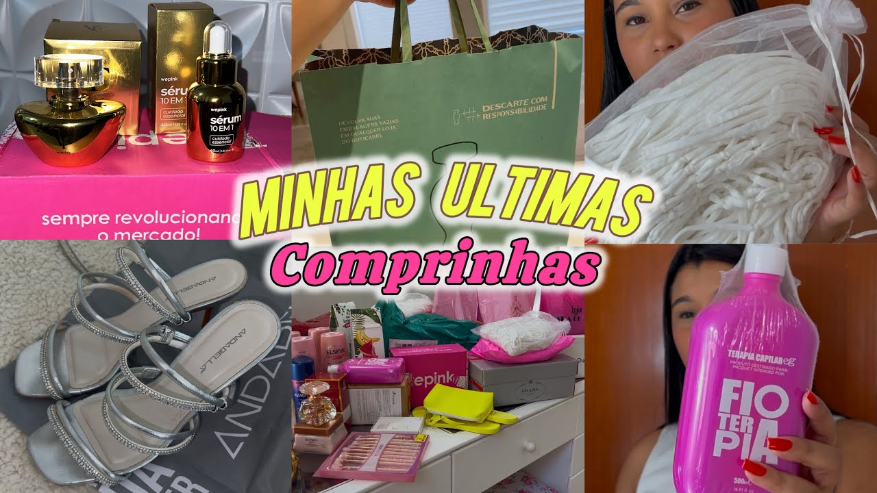 Comprinhas + recebidos de autocuidado, We pink, perfumaria, roupas… 🛍️💋 - YouTube
