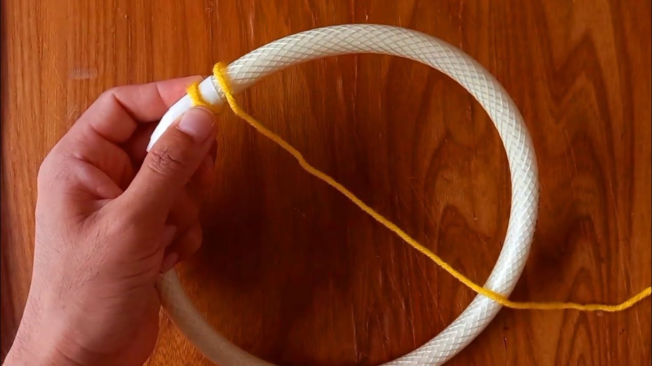 so beautiful wall hanging! look how I did it? - YouTube