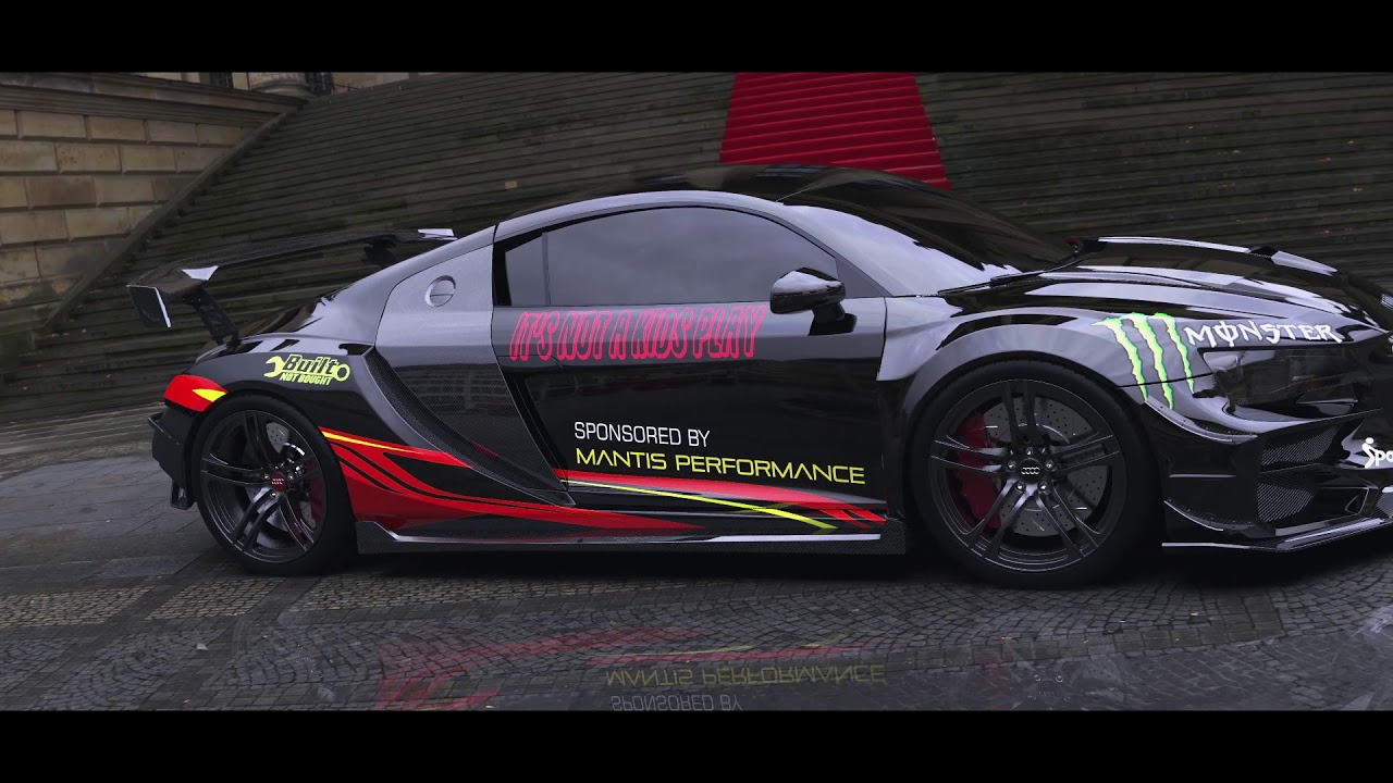 Mantis performance Audi R8 - concept car 3D Animation by Red Shift ...