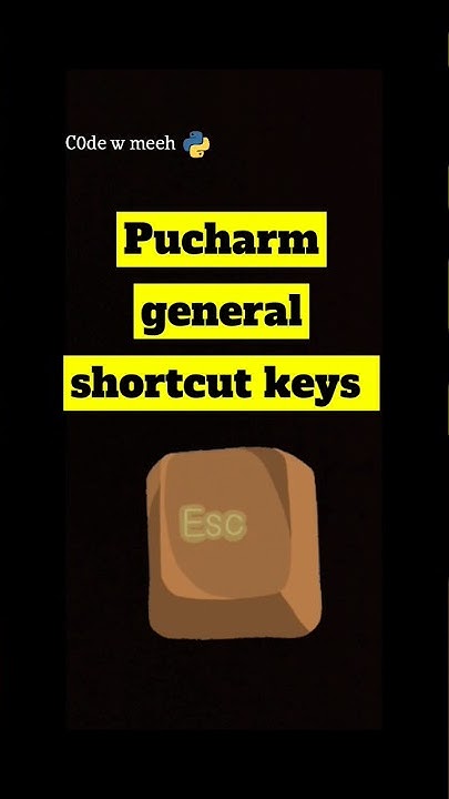 Boost Your PyCharm Productivity Master Essential General Shortcut Keys | pycharm shortcut keys ...