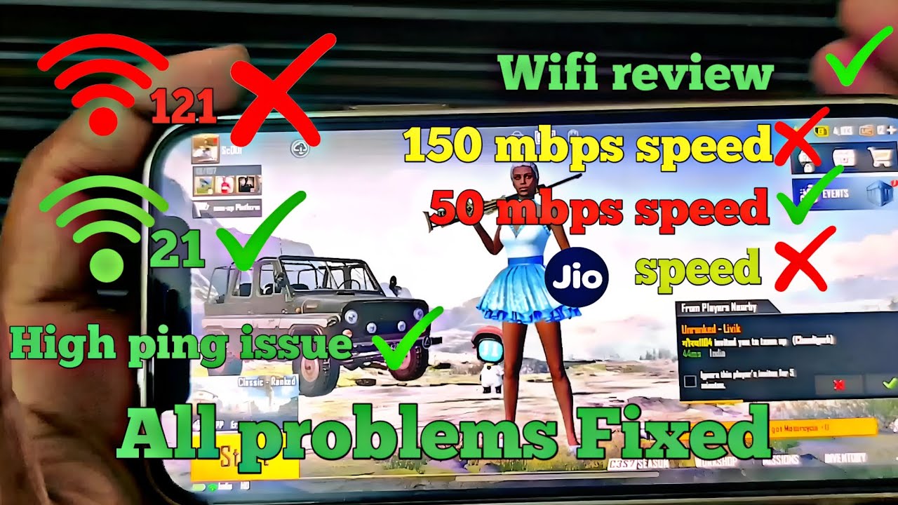 Bgmi ping Test | high ping problem in bgmi | wifi review in bgmi - YouTube