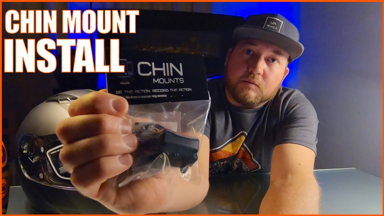 Chin Mounts Helmet Install - YouTube