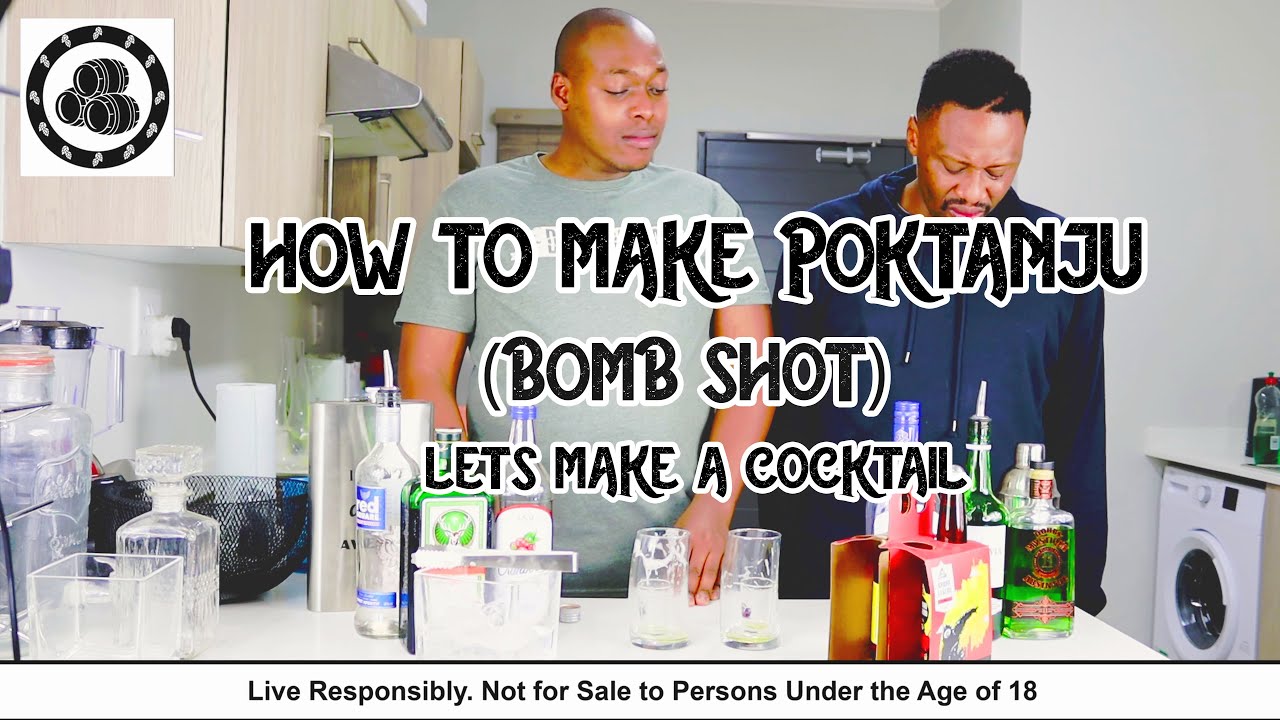 How to make Poktan-ju (Bomb Shot) cocktail | Let's make a cocktail ...