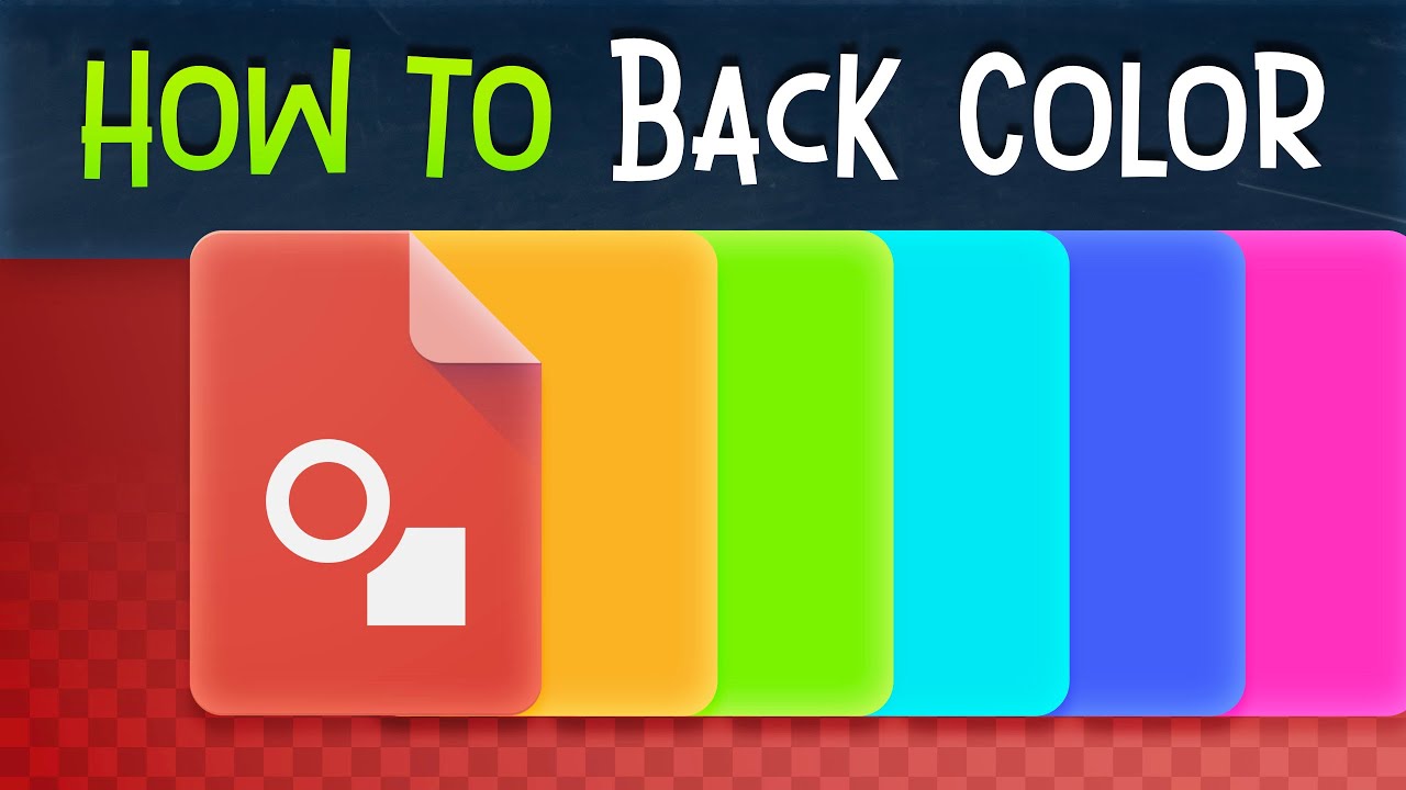 How To Add a Background in Google Drawings - YouTube