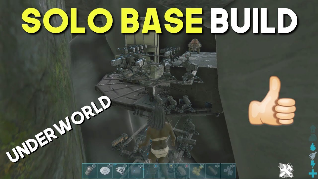 SOLO OFFICIAL SMALL TRIBES - BASE BUILD | ARK: Survival Evolved - YouTube