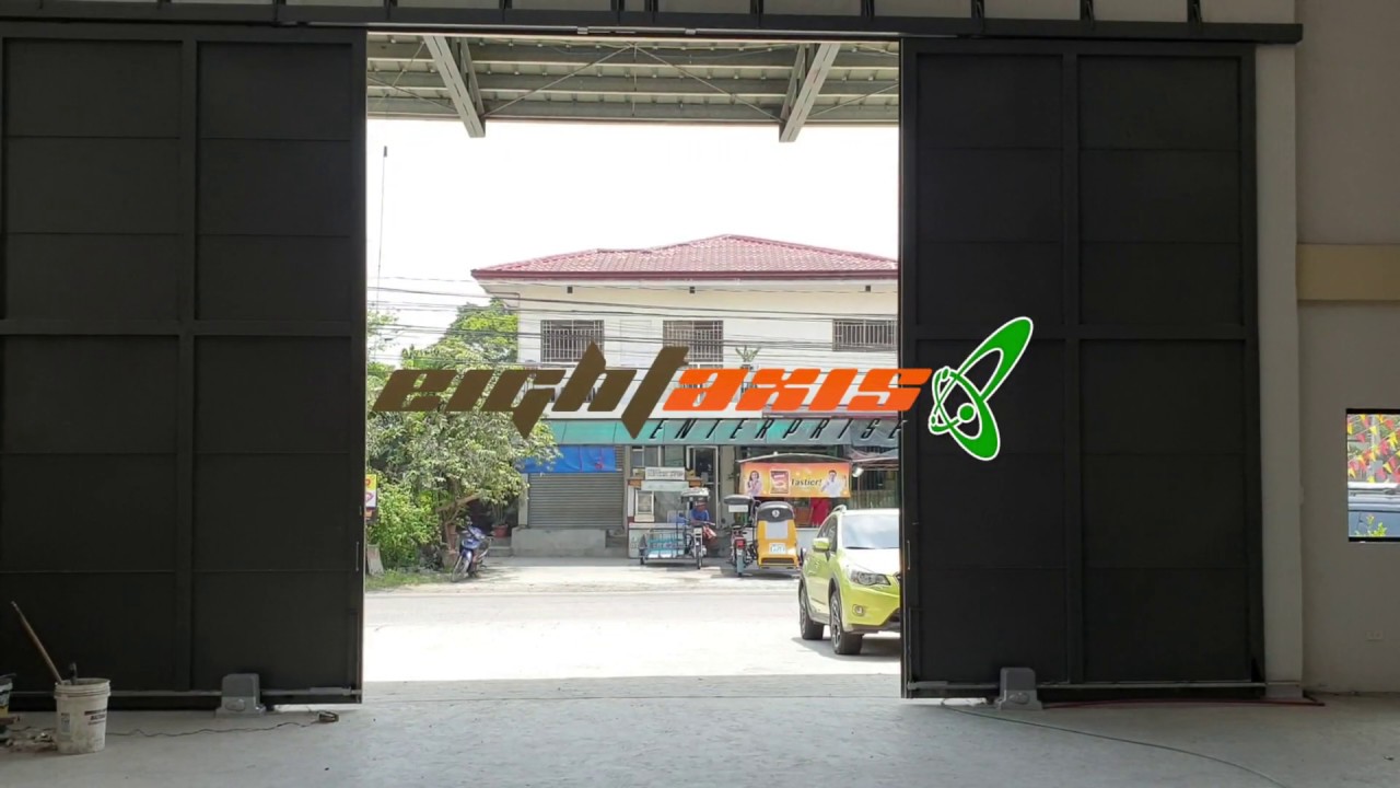 RHiNO Auto Gates - Industrial Dual Type Sliding Gate - YouTube